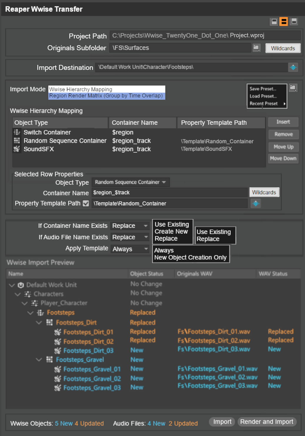 ReaWwise 개발 | 제 1부 - 사전 제작 | Audiokinetic Blog